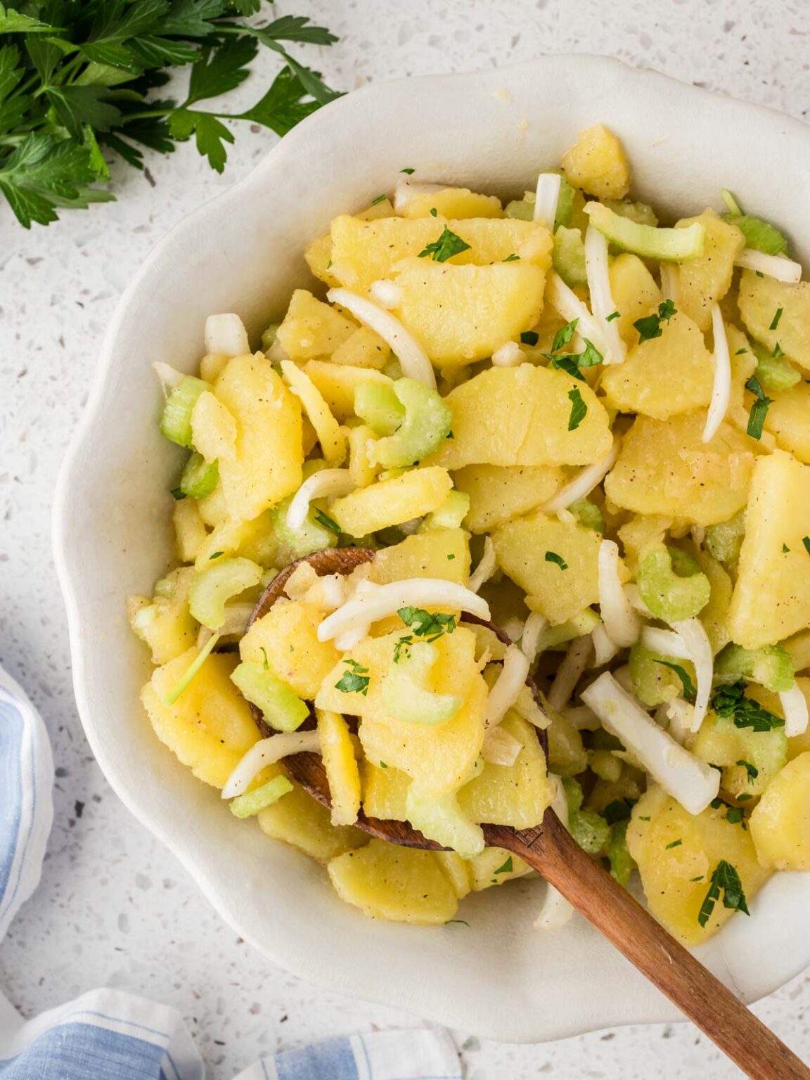 Easy Italian Potato Salad Recipe - Spaghetti and Confetti