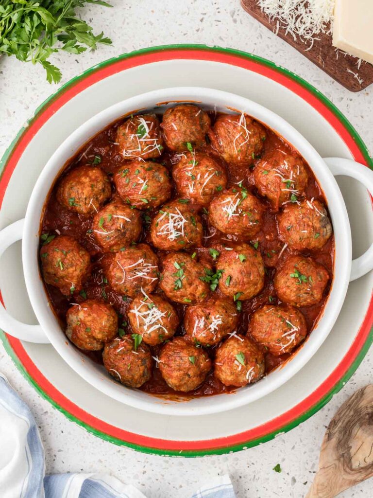 Best Homemade Italian Style Meatballs - Spaghetti and Confetti
